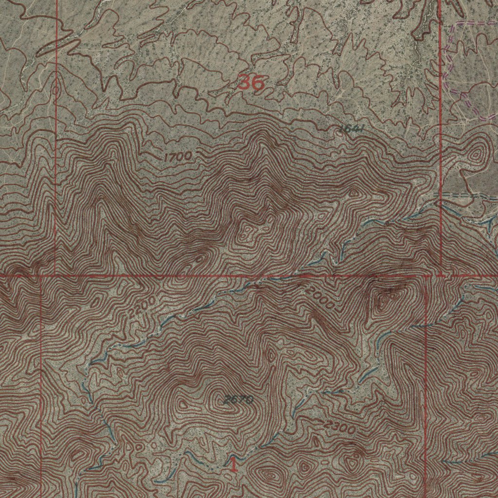 AZ-WHITE TANK MOUNTAINS NE: GeoChange 1954-2010 Map by Western Michigan ...