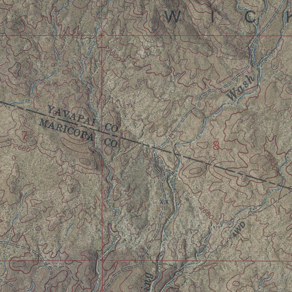 AZ-RED PICACHO: GeoChange 1962-2010 Map by Western Michigan University ...