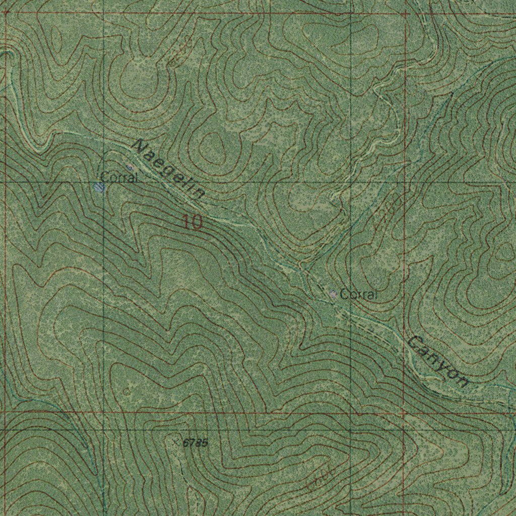 AZ-OXBOW MOUNTAIN: GeoChange 1958-2010 Map by Western Michigan ...