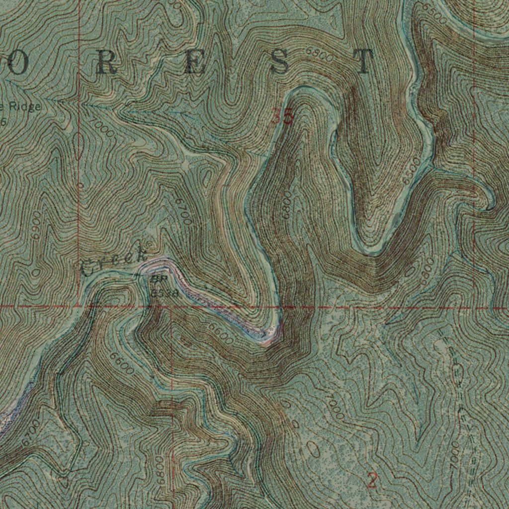 AZ-BLUE RIDGE RESERVOIR: GeoChange 1948-2010 Map by Western Michigan ...