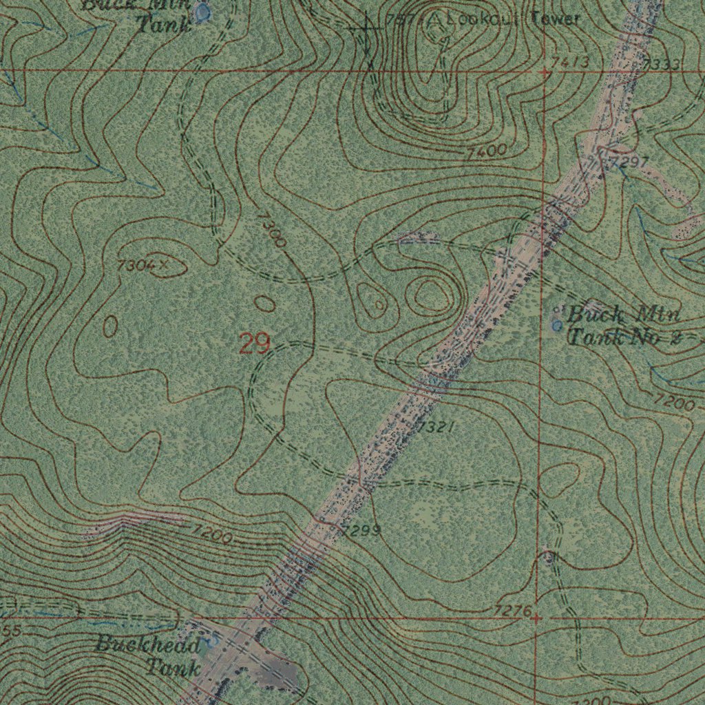 AZ-HAPPY JACK: GeoChange 1962-2010 Map by Western Michigan University ...
