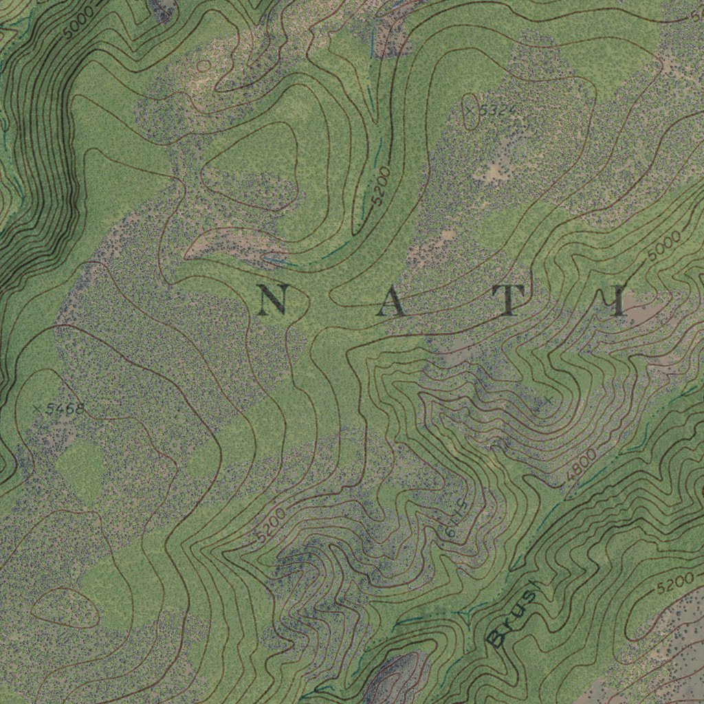 AZ-BUZZARD ROOST MESA: GeoChange 1965-2010 Map by Western Michigan ...