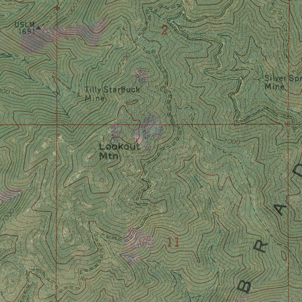 AZ-GROOM CREEK: GeoChange 1973-2010 Map by Western Michigan University ...