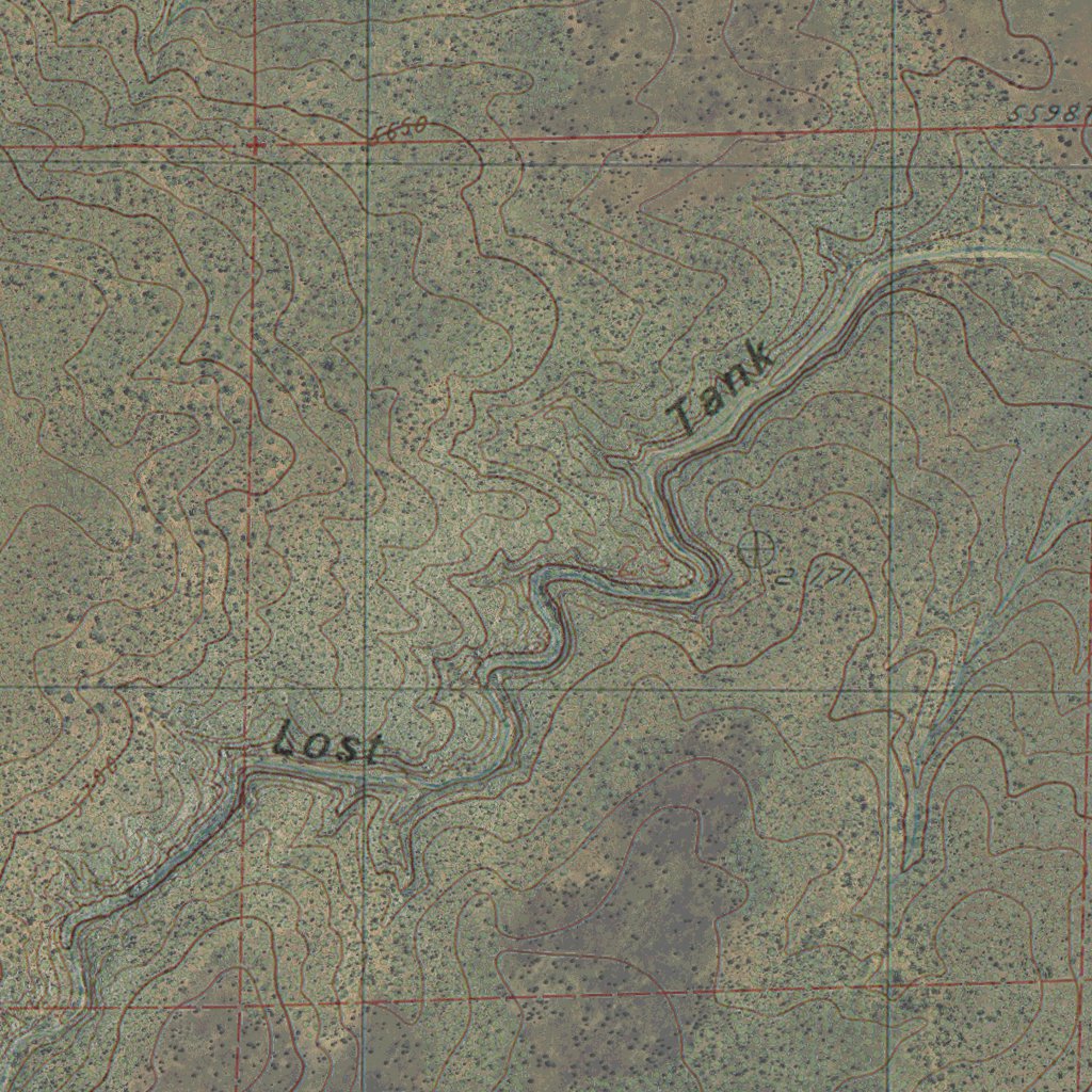 AZ-CHIMNEY CANYON: GeoChange 1980-2010 Map by Western Michigan ...