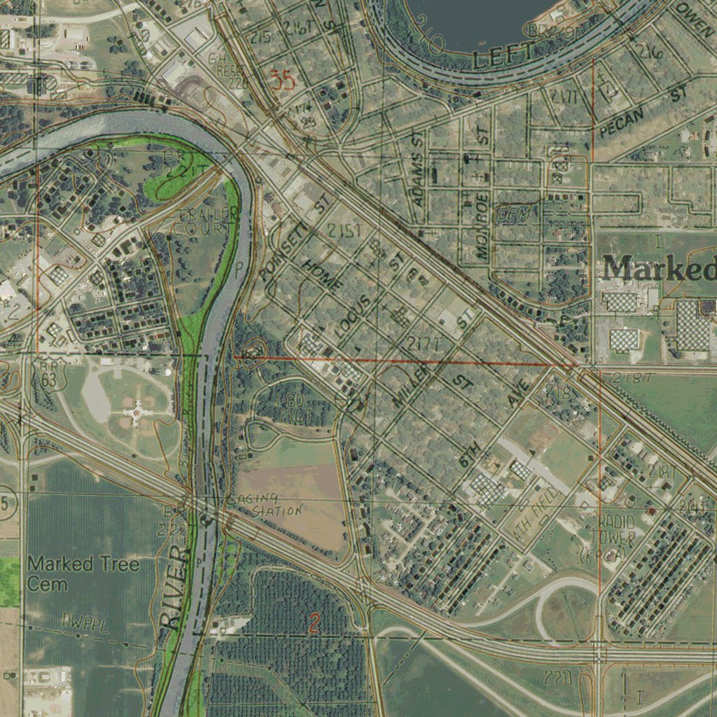 AR-MARKED TREE: GeoChange 1976-2013 Map by Western Michigan University ...