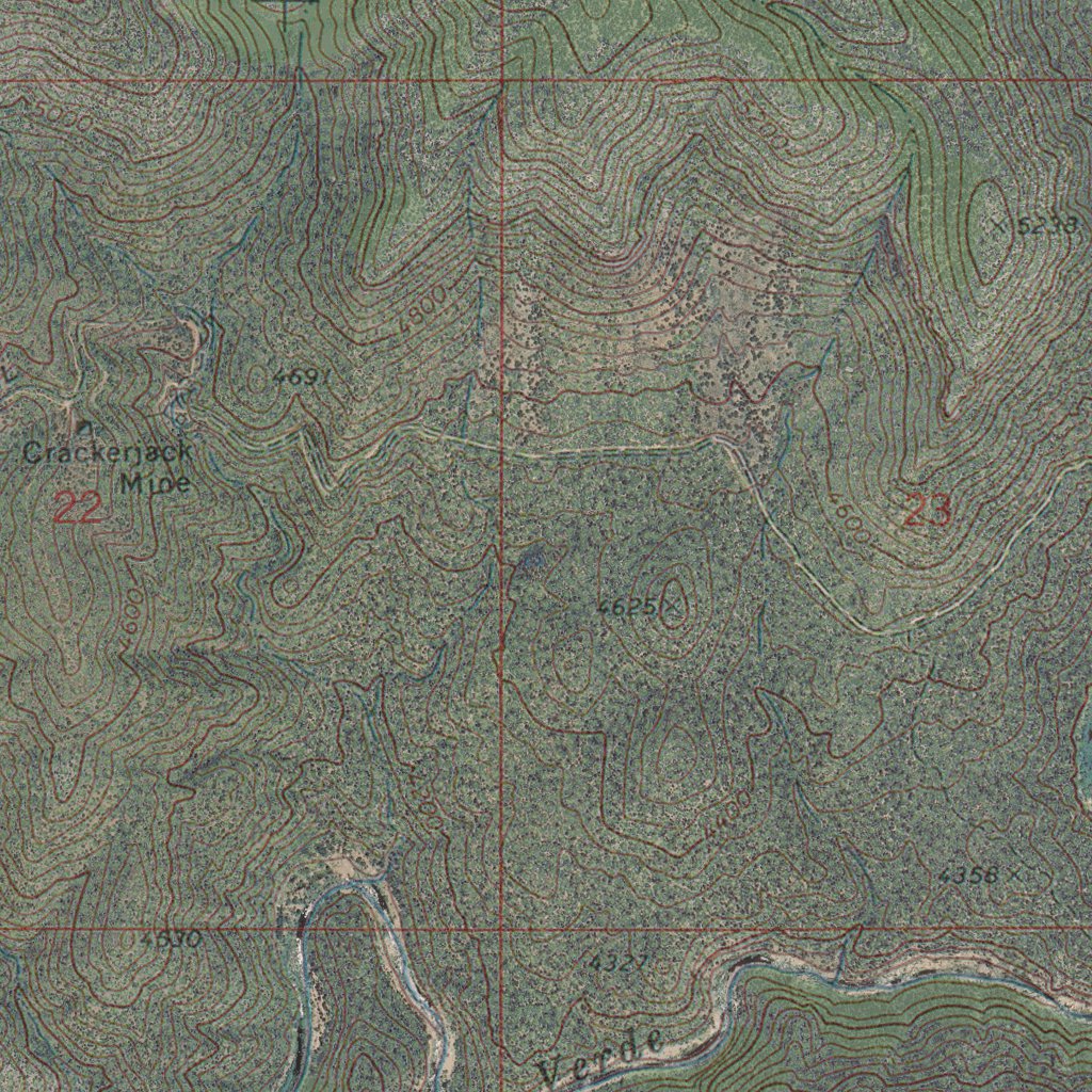 AZ-BUCKHEAD MESA: GeoChange 1965-2010 Map by Western Michigan ...
