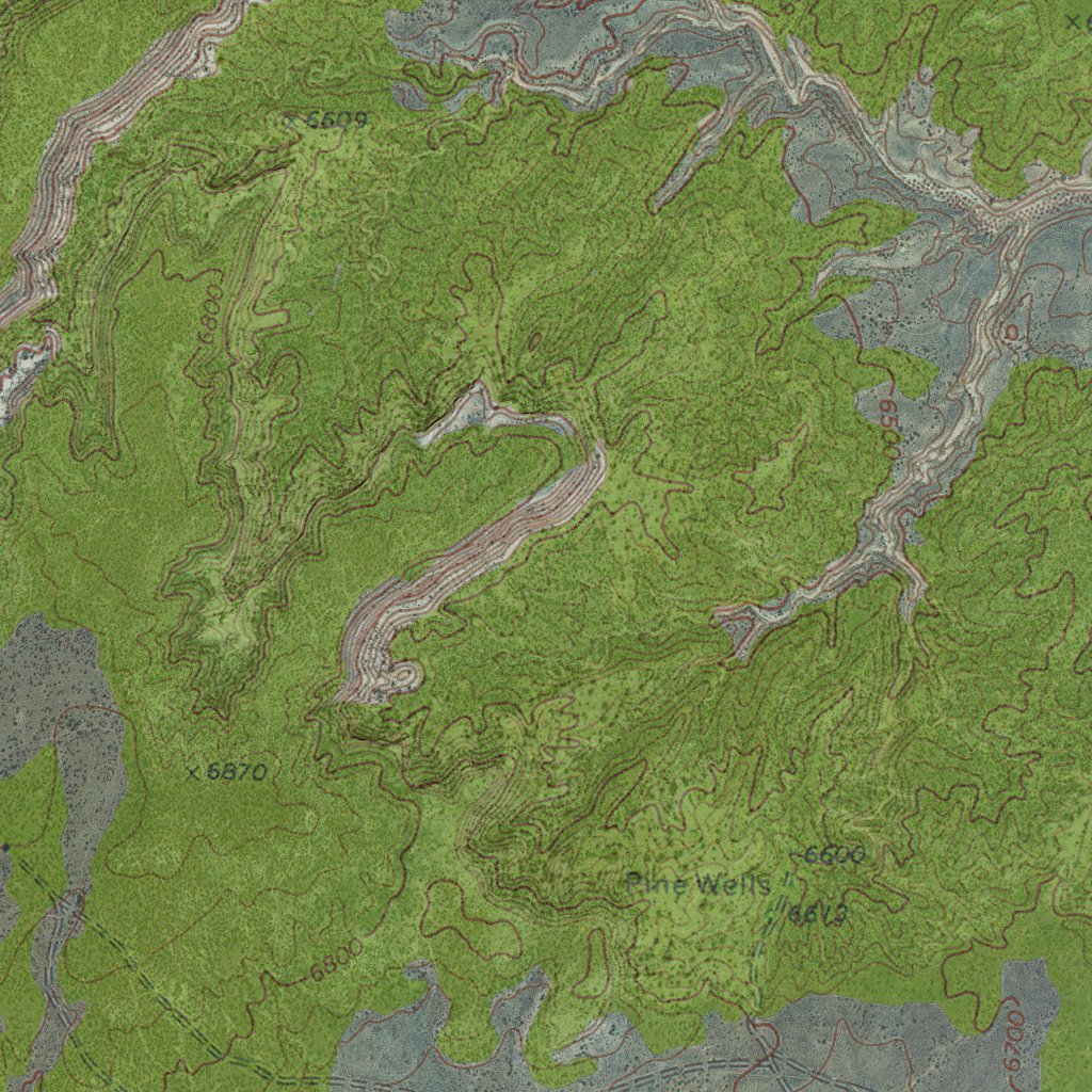 AZ-STEAMBOAT ROCK: GeoChange 1971-2010 Map by Western Michigan ...