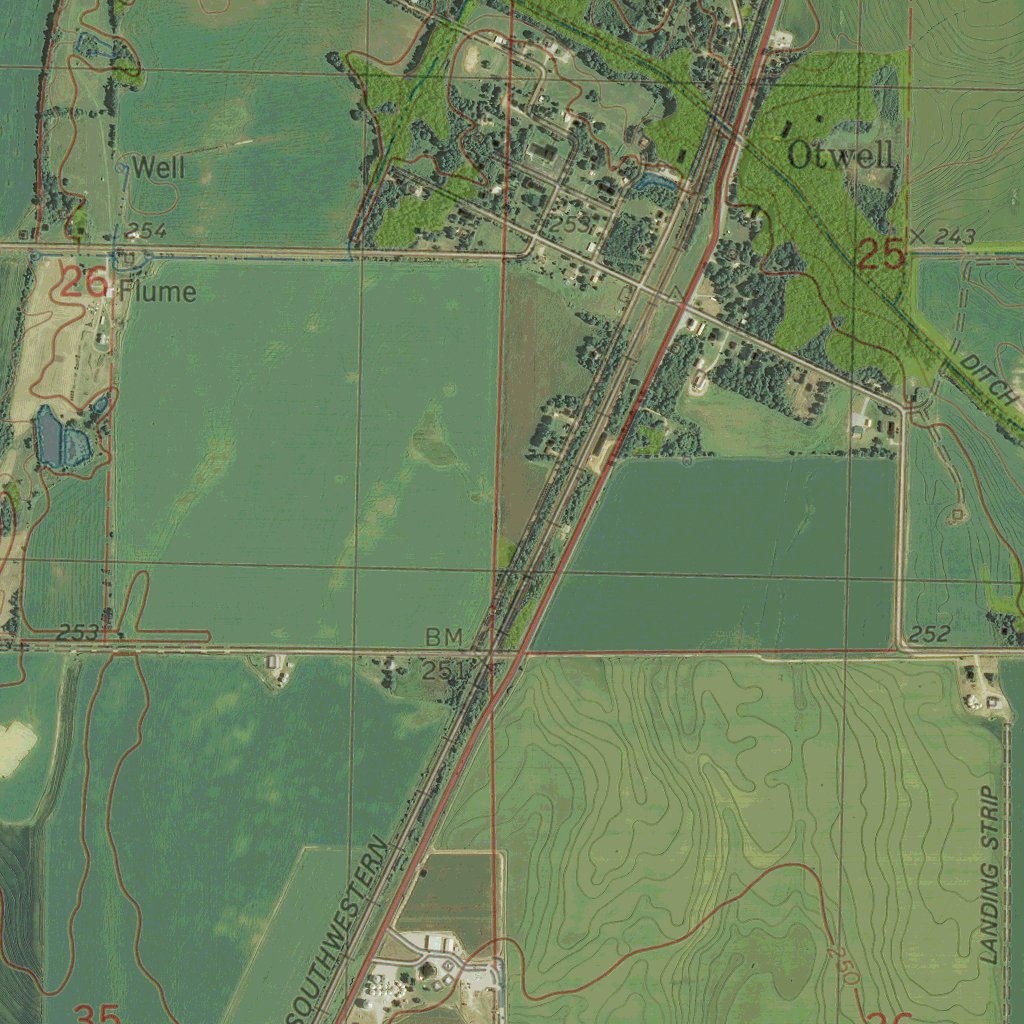 AR-OTWELL: GeoChange 1975-2013 Map by Western Michigan University ...