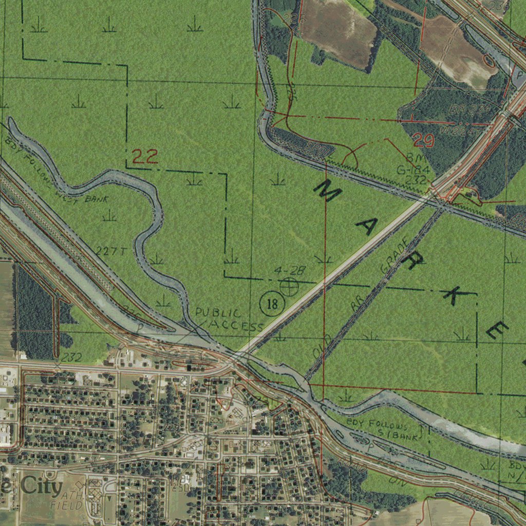 AR-LAKE CITY: GeoChange 1976-2013 Map by Western Michigan University ...