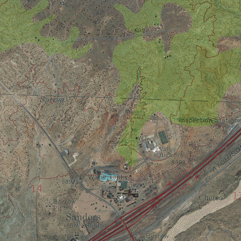 AZ-SANDERS: GeoChange 1969-2010 Map by Western Michigan University ...