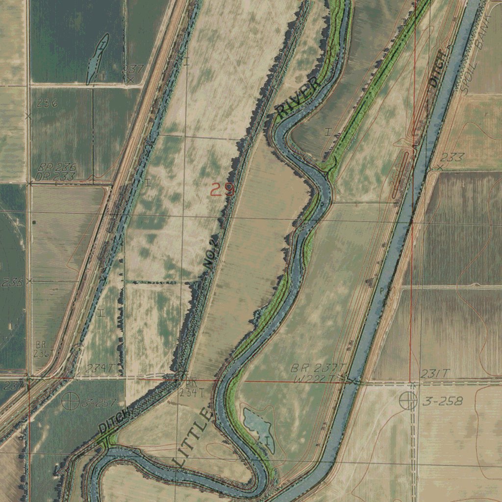 AR-MANILA SOUTH: GeoChange 1976-2013 Map by Western Michigan University ...