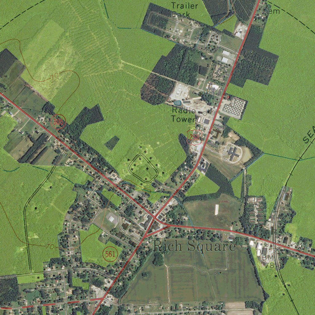 NC-RICH SQUARE: GeoChange 1974-2012 Map by Western Michigan University ...