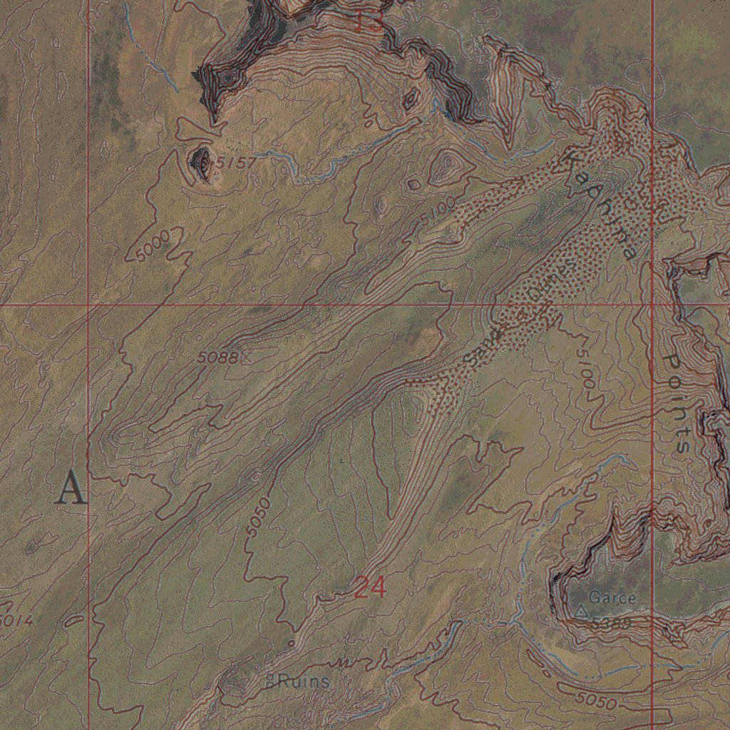 AZ-MONUMENT POINT: GeoChange 1965-2010 Map by Western Michigan ...