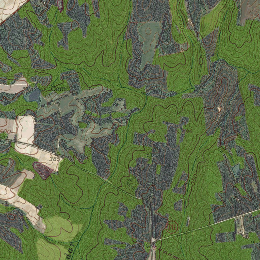 VA-KENBRIDGE EAST: GeoChange 1964-2012 Map by Western Michigan ...