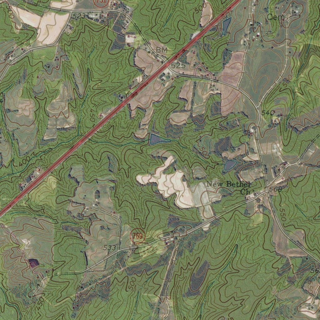 VA-NC-ALTON: GeoChange 1967-2012 Map by Western Michigan University ...