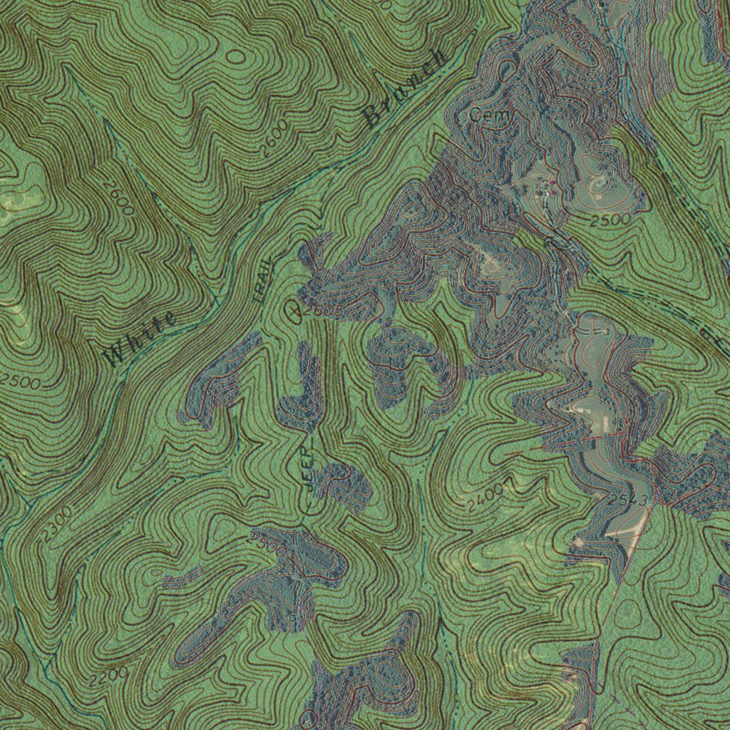 VA-HIWASSEE: GeoChange 1967-2012 Map by Western Michigan University ...