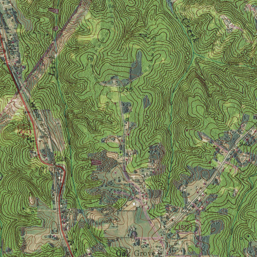 NC-WALKERTOWN: GeoChange 1948-2012 Map by Western Michigan University ...