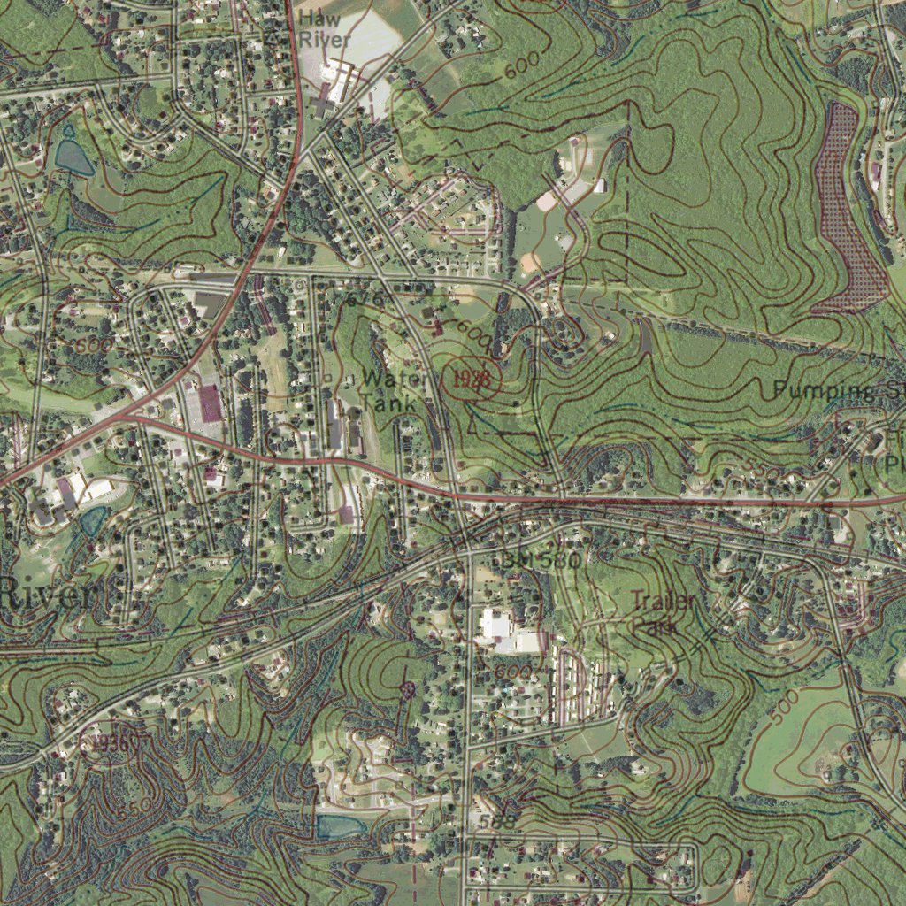 NC-MEBANE: GeoChange 1967-2012 Map by Western Michigan University ...