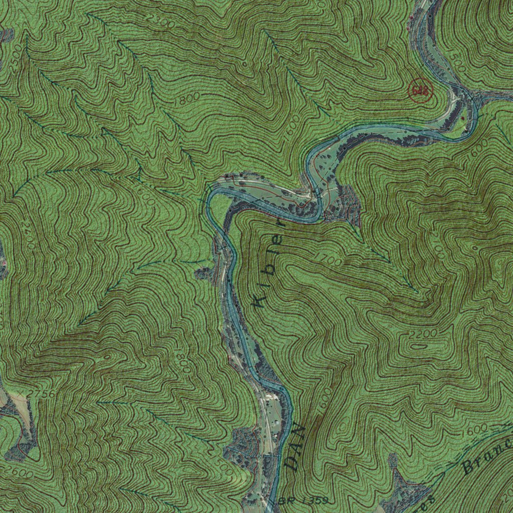 VA-MEADOWS OF DAN: GeoChange 1967-2012 Map by Western Michigan ...