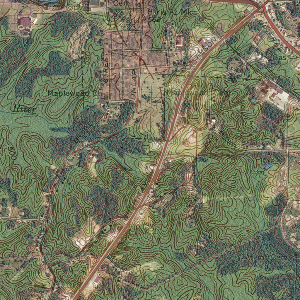 TN-PARIS: GeoChange 1964-2012 Map by Western Michigan University ...