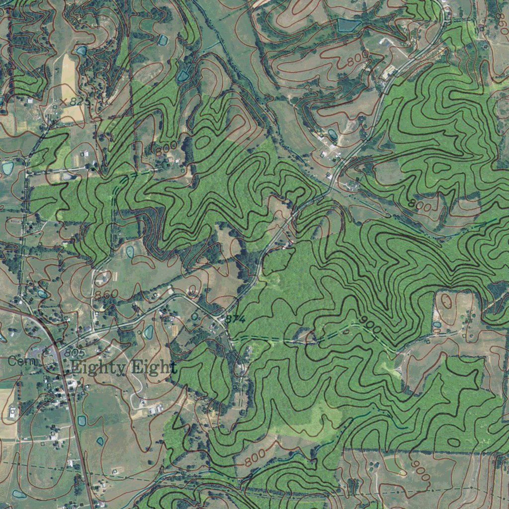 KY-TEMPLE HILL: GeoChange 1951-2012 Map by Western Michigan University ...