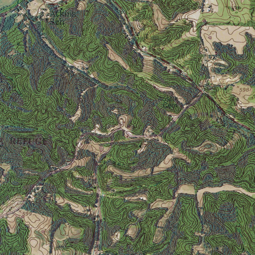 TN-INDIAN MOUND: GeoChange 1951-2012 Map by Western Michigan University ...