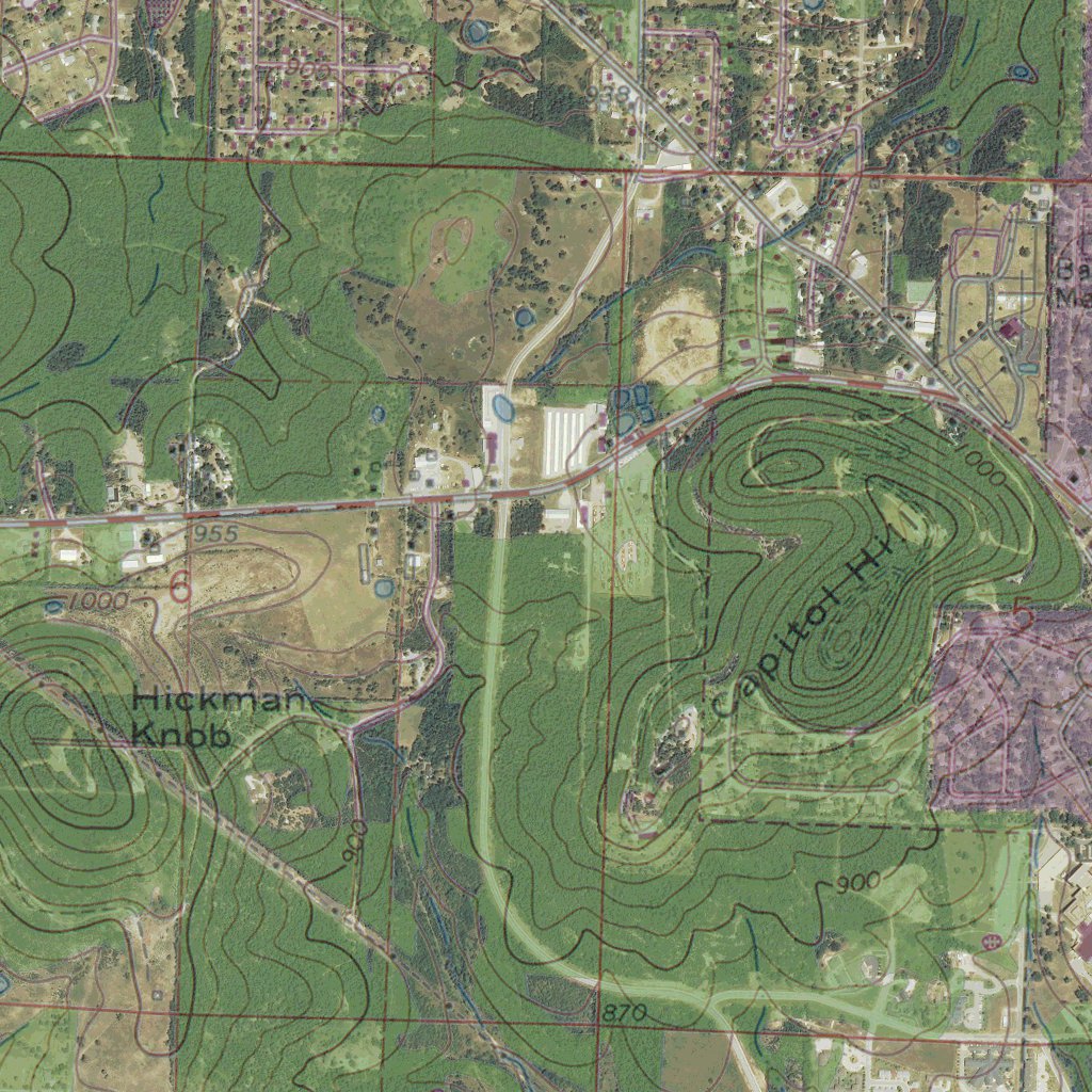 AR-MOUNTAIN HOME WEST: GeoChange 1964-2013 Map by Western Michigan ...