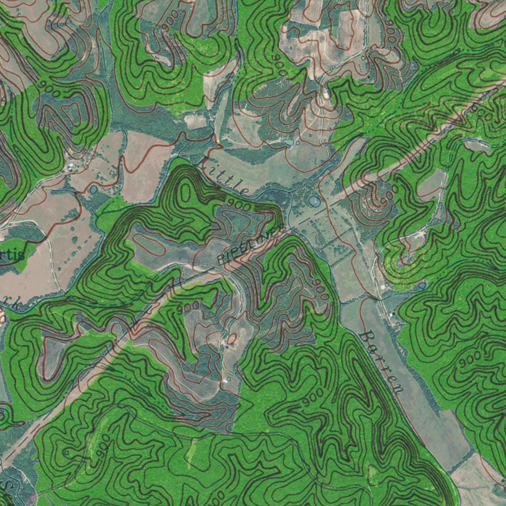 KY-EDMONTON: GeoChange 1951-2012 Map by Western Michigan University ...