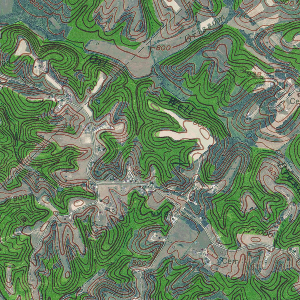 KY-EDMONTON: GeoChange 1951-2012 Map by Western Michigan University ...