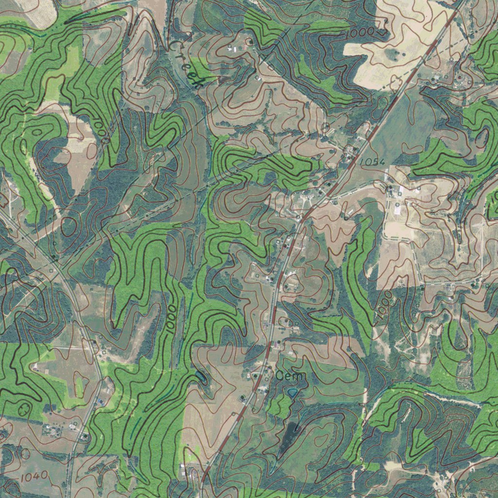 KY-SUMMER SHADE: GeoChange 1951-2012 Map by Western Michigan University ...