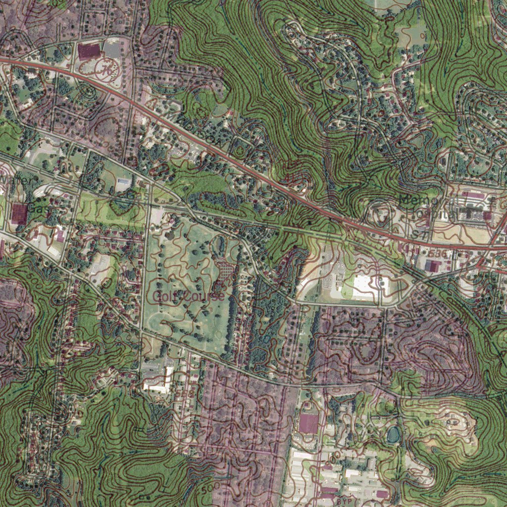 TN-CLARKSVILLE: GeoChange 1951-2012 Map by Western Michigan University ...