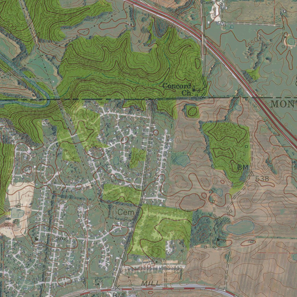 KY-TN-TRENTON: GeoChange 1951-2012 Map by Western Michigan University ...