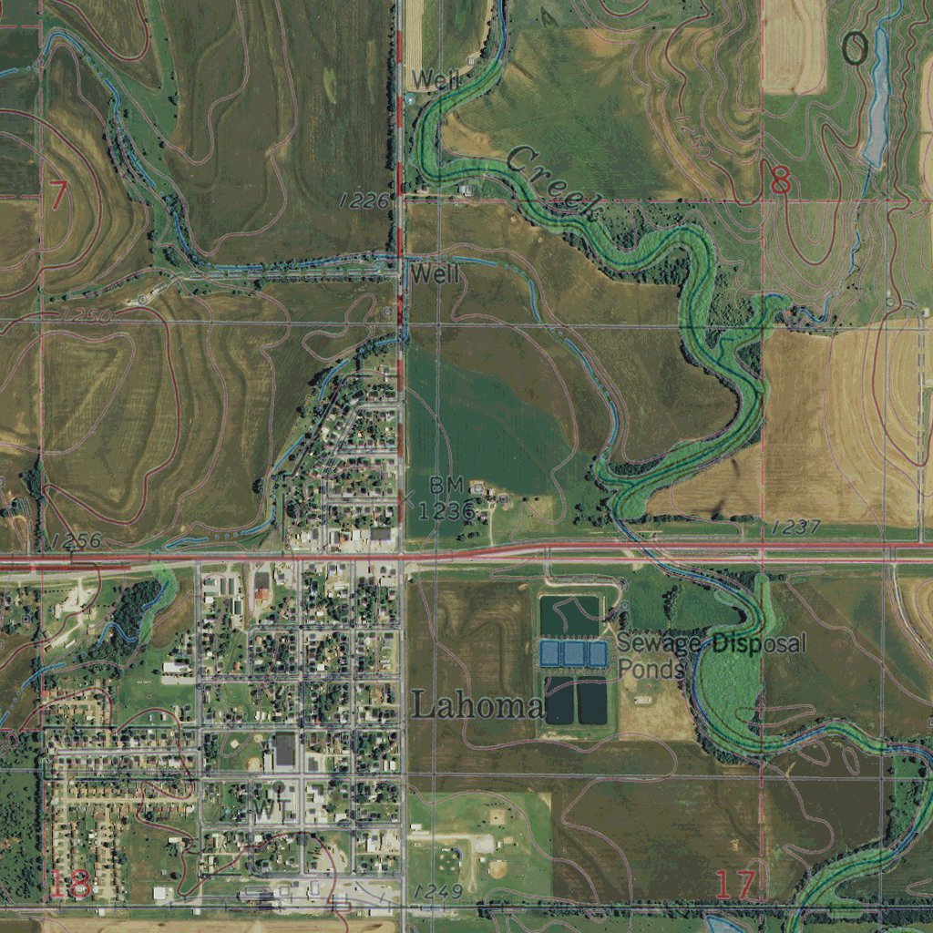 OK-LAHOMA: GeoChange 1977-2013 Map by Western Michigan University ...