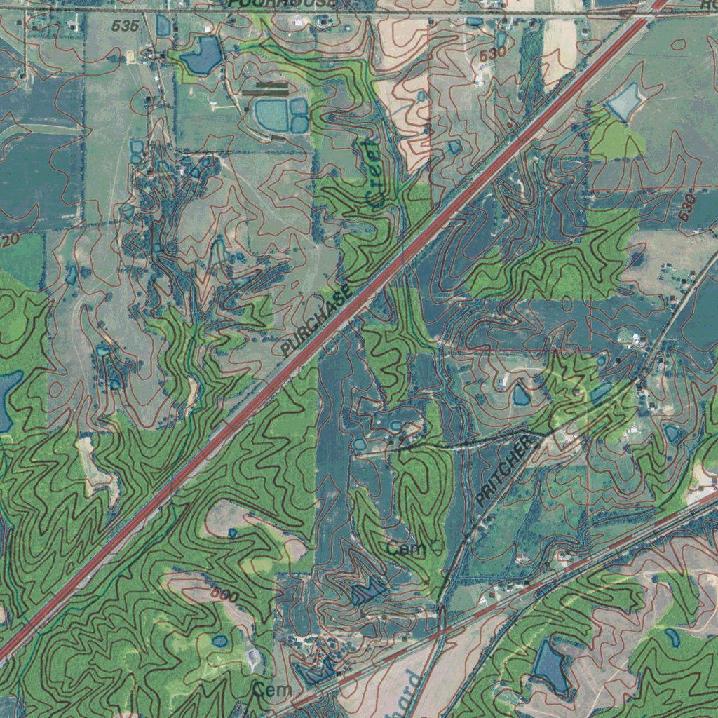 KY-MAYFIELD: GeoChange 1950-2012 Map by Western Michigan University ...