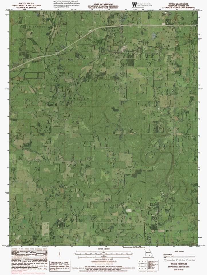 MO-TRASK: GeoChange 1981-2014 Map by Western Michigan University ...