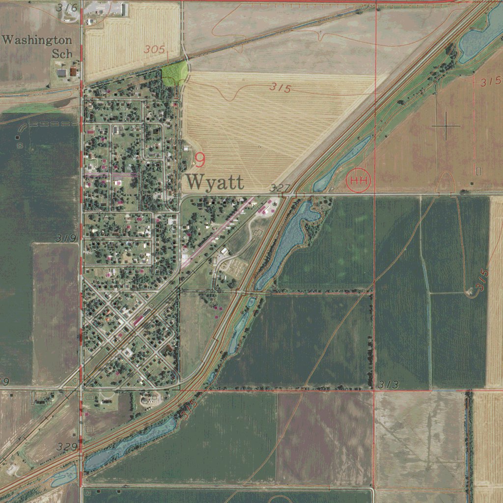 MO-IL-KY-WYATT: GeoChange 1967-2012 Map by Western Michigan University ...