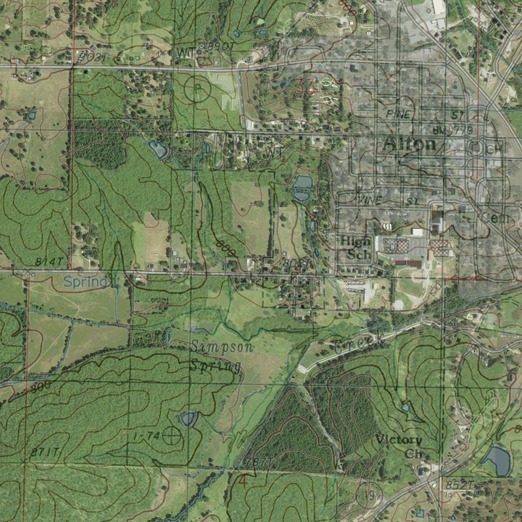 MO-ALTON: GeoChange 1980-2014 Map by Western Michigan University ...