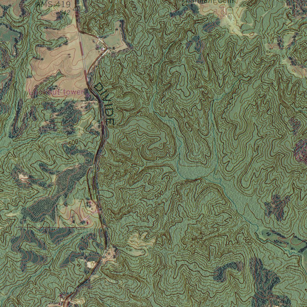 TN-KY-PURYEAR: GeoChange 1948-2012 Map by Western Michigan University ...