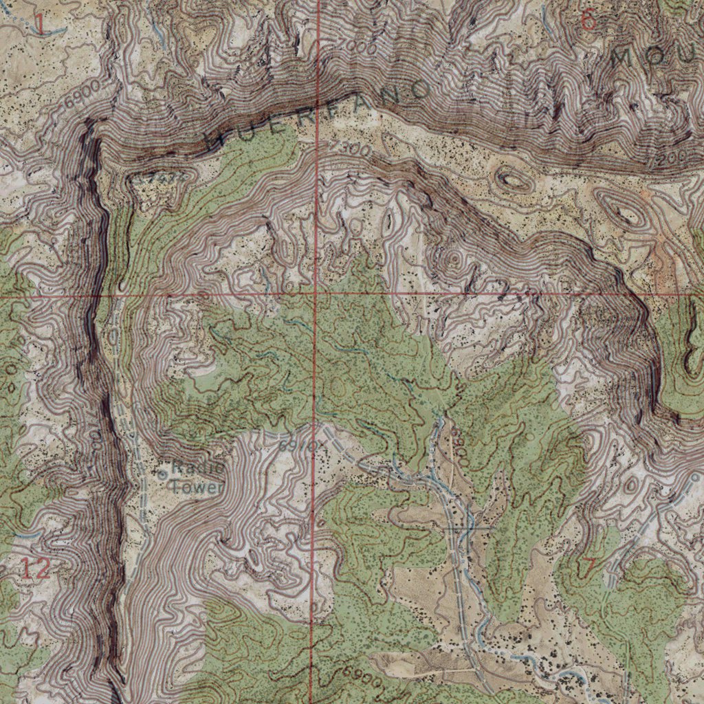 NM-HUERFANO TRADING POST: GeoChange 1965-2014 Map by Western Michigan ...