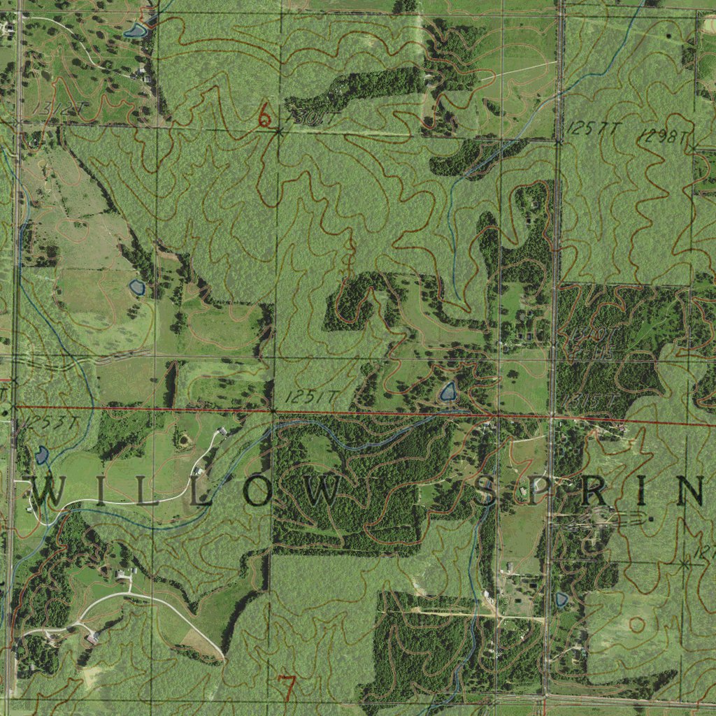 MO-WILLOW SPRINGS SOUTH: GeoChange 1981-2014 Map by Western Michigan ...