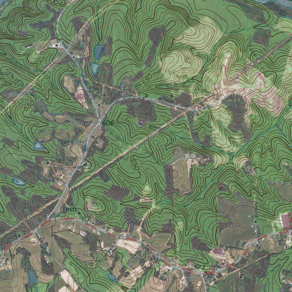 VA-BROOKNEAL: GeoChange 1964-2012 Map by Western Michigan University ...