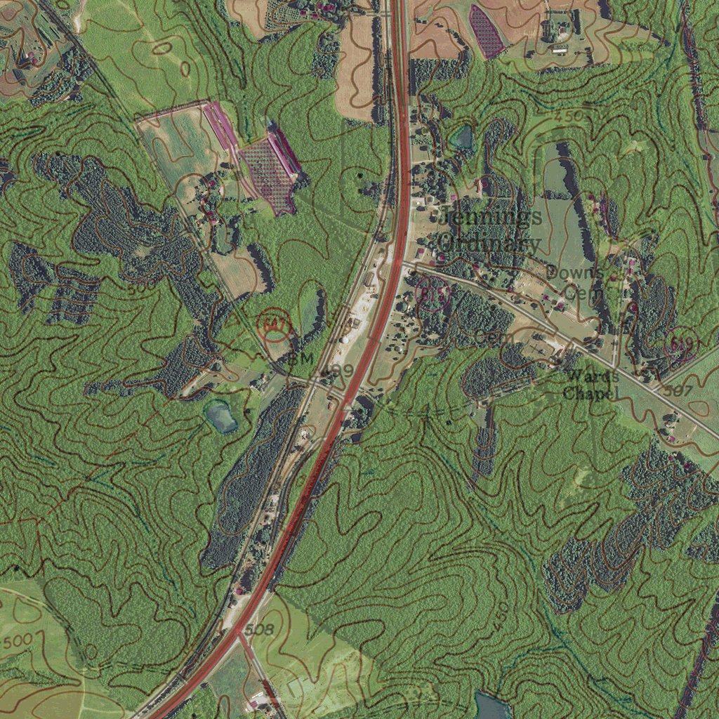 VA-CREWE WEST: GeoChange 1967-2012 Map by Western Michigan University ...
