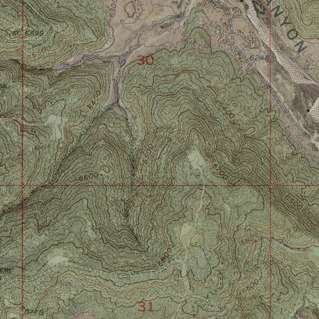NM-GOMEZ RANCH: GeoChange 1950-2014 Map by Western Michigan University ...