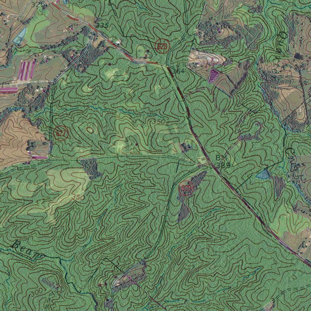 VA-GOLD HILL: GeoChange 1967-2012 Map by Western Michigan University ...