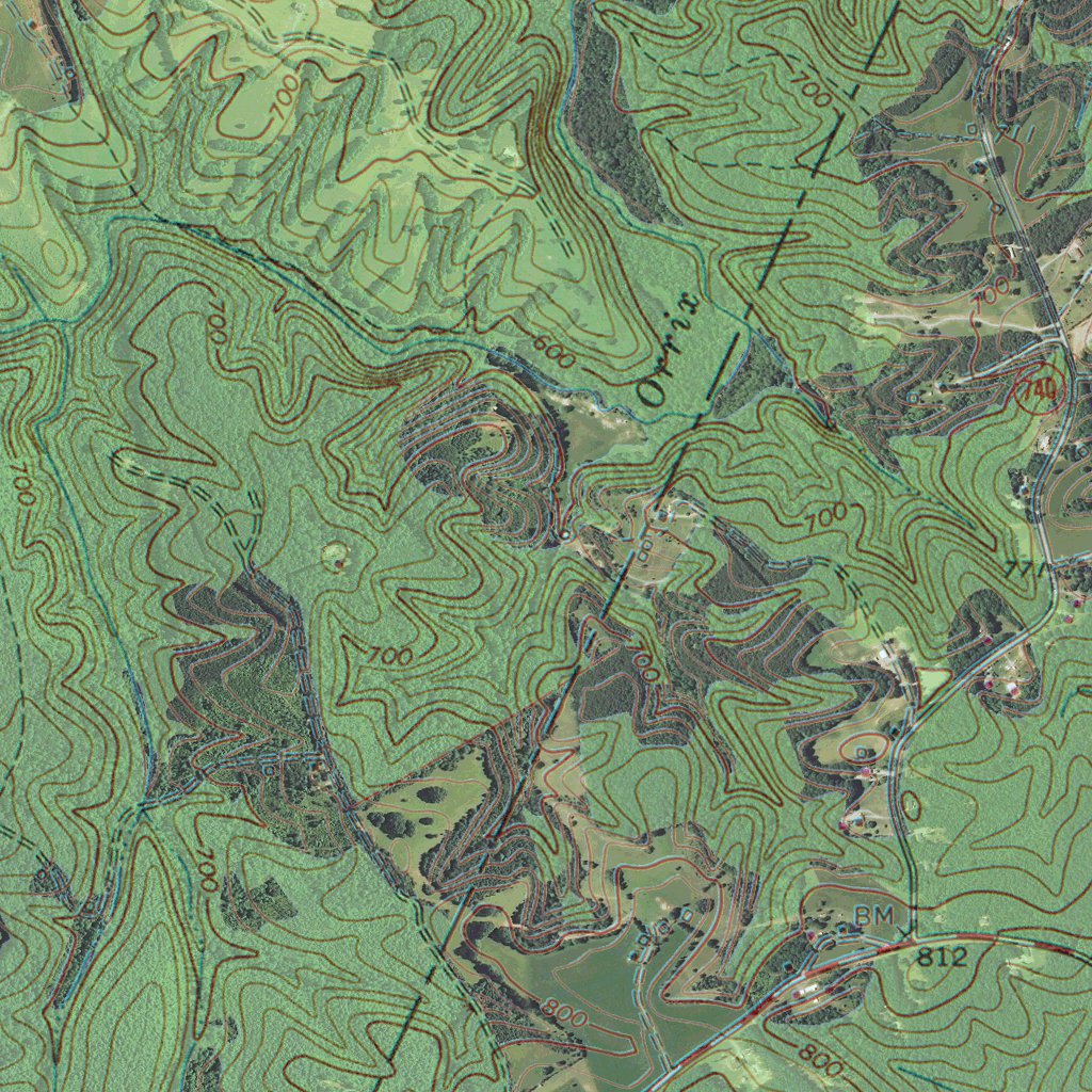 VA-LYNCH STATION: GeoChange 1964-2012 Map by Western Michigan ...