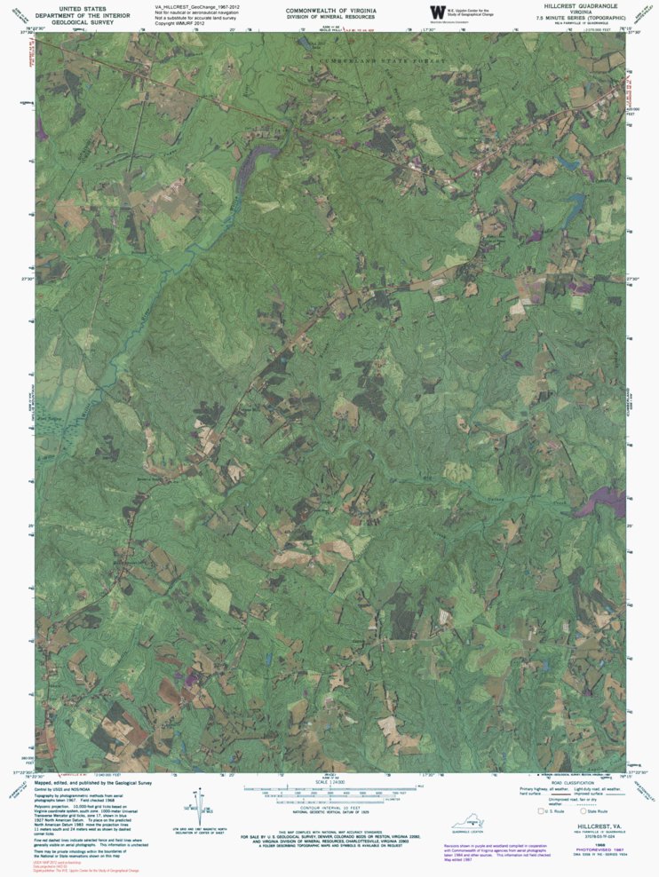 VA-HILLCREST: GeoChange 1967-2012 Map by Western Michigan University ...