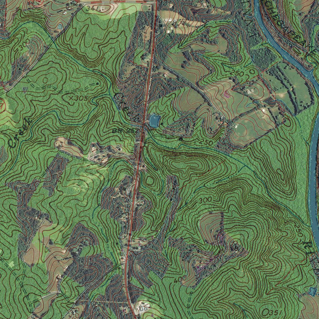 VA-PALMYRA: GeoChange 1964-2012 Map by Western Michigan University ...