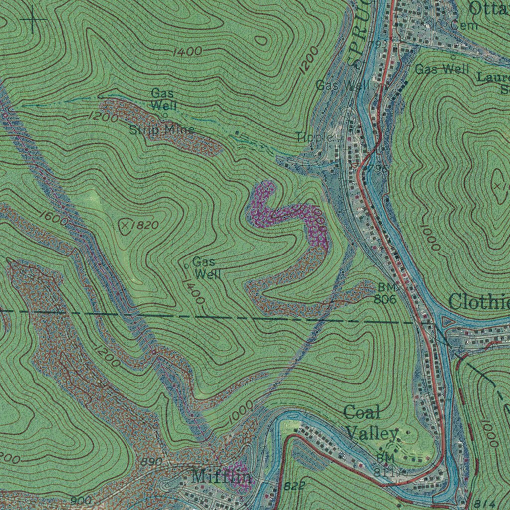 WV-CLOTHIER: GeoChange 1957-2011 Map by Western Michigan University ...
