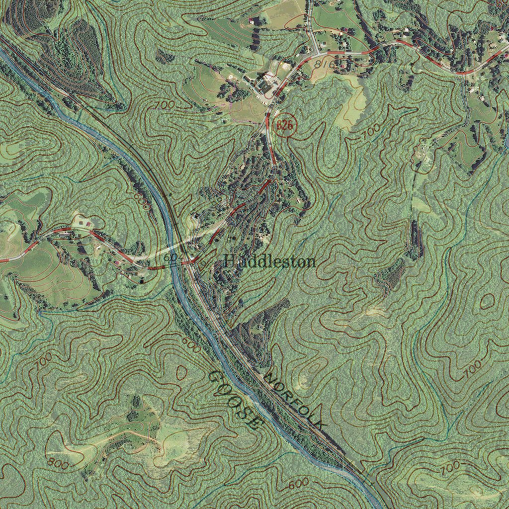 VA-HUDDLESTON: GeoChange 1964-2012 Map by Western Michigan University ...