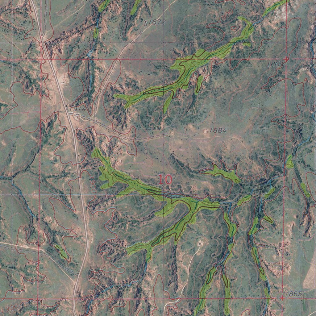 KS-FANCY CANYON: GeoChange 1974-2014 Map by Western Michigan University ...